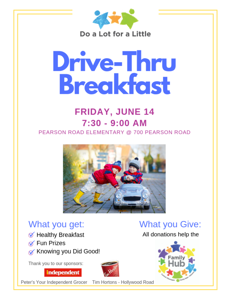 Do a Lot for a Little - Drive-Thru Breakfast - KCR Community Resources